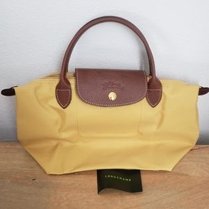 Longchamp | Bags | Longchamp Le Pliage Small Nylon Short Handles Tote ...